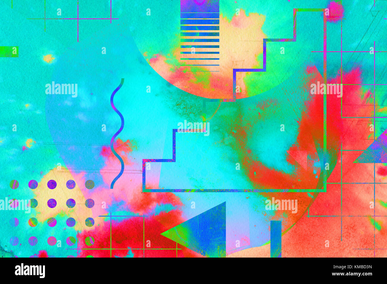 Bright modern stylish original background with simple geometric shapes ...