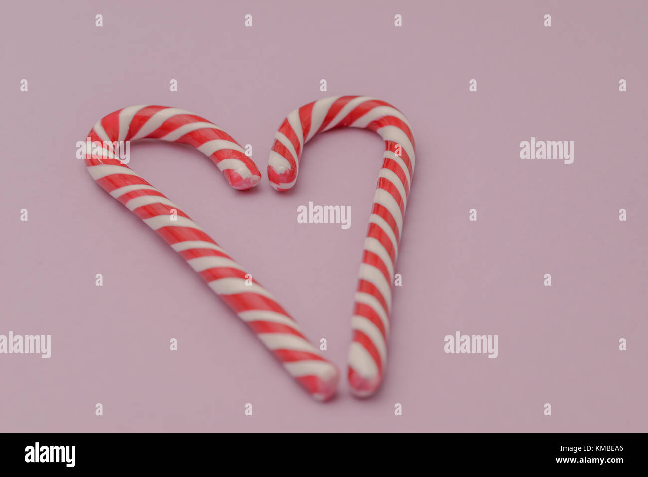 Sugar Candy Sticks Red and white Stock Photo - Alamy