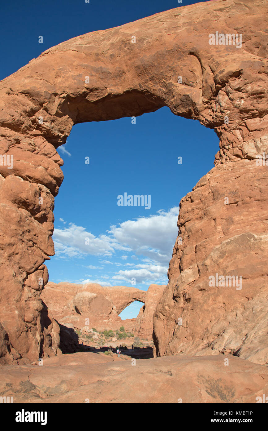 Famous Windows in the Arches National park, Utah, USA Stock Photo - Alamy