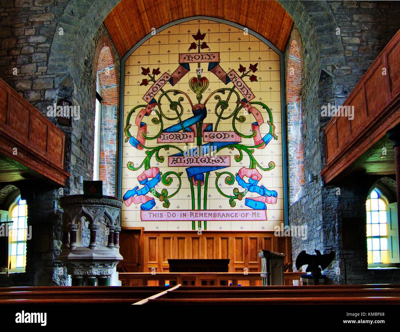 Inside Protestant Church