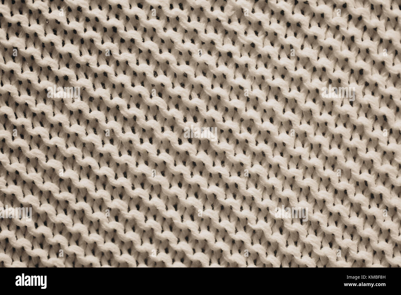 White knitted texture macro Stock Photo - Alamy