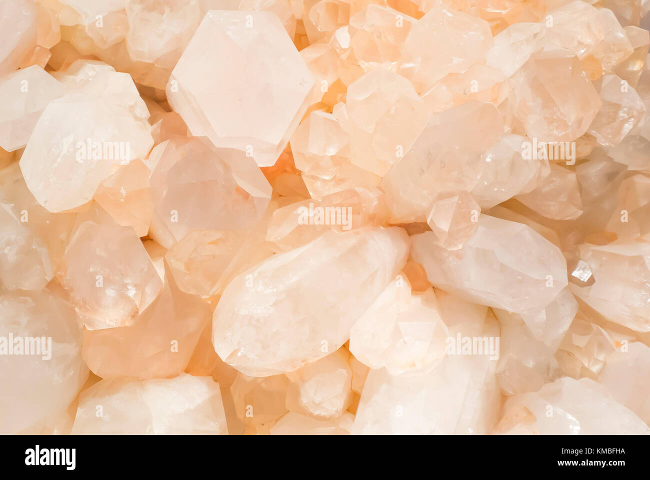 Quartz Crystal Cluster - Close-Up Stock Photo - Alamy