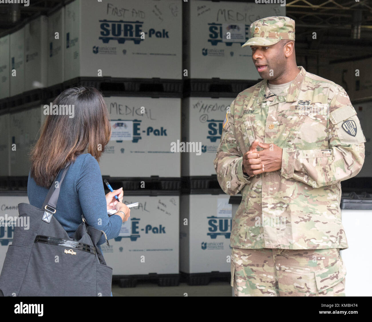 U.S. Army Maj. James Greene, the officer in charge for the Task Force ...