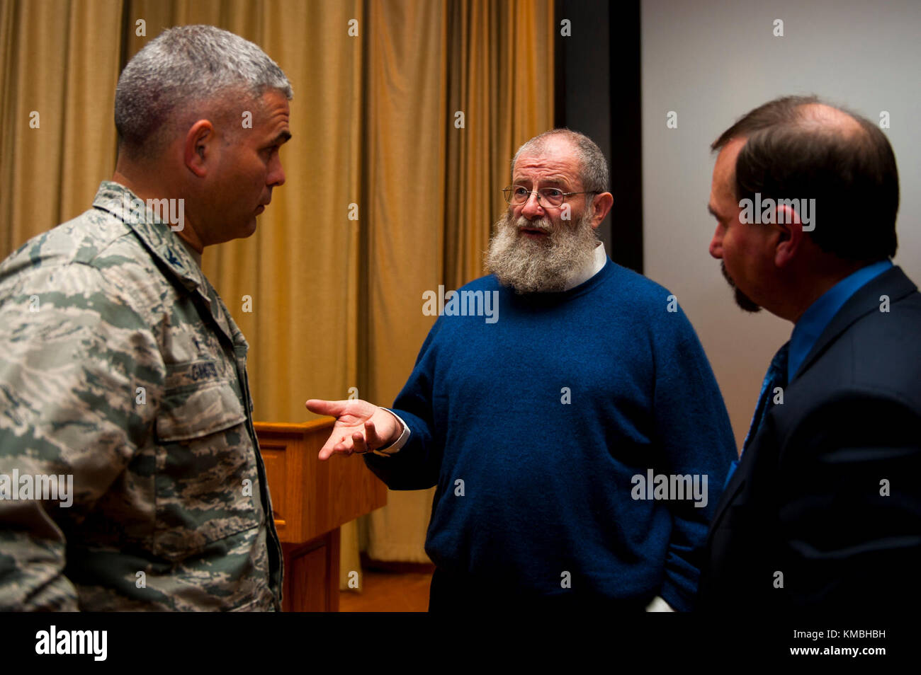 U.S. Air Force Col. Alejandro Ganster, 17th Training Group commander ...