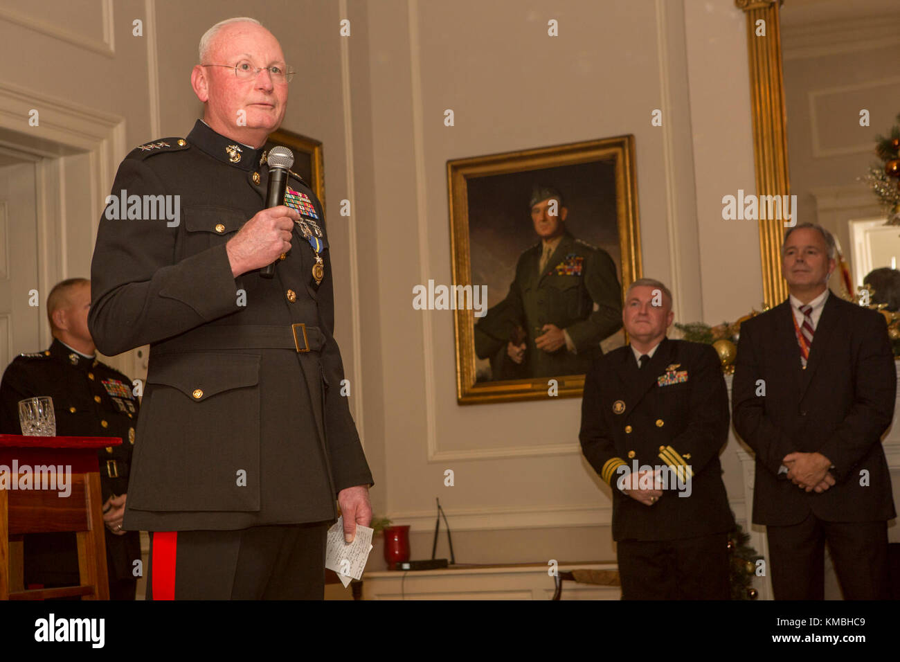 U.S. Marine Corps Lt. Gen. James B. Laster, director, Marine Corps ...