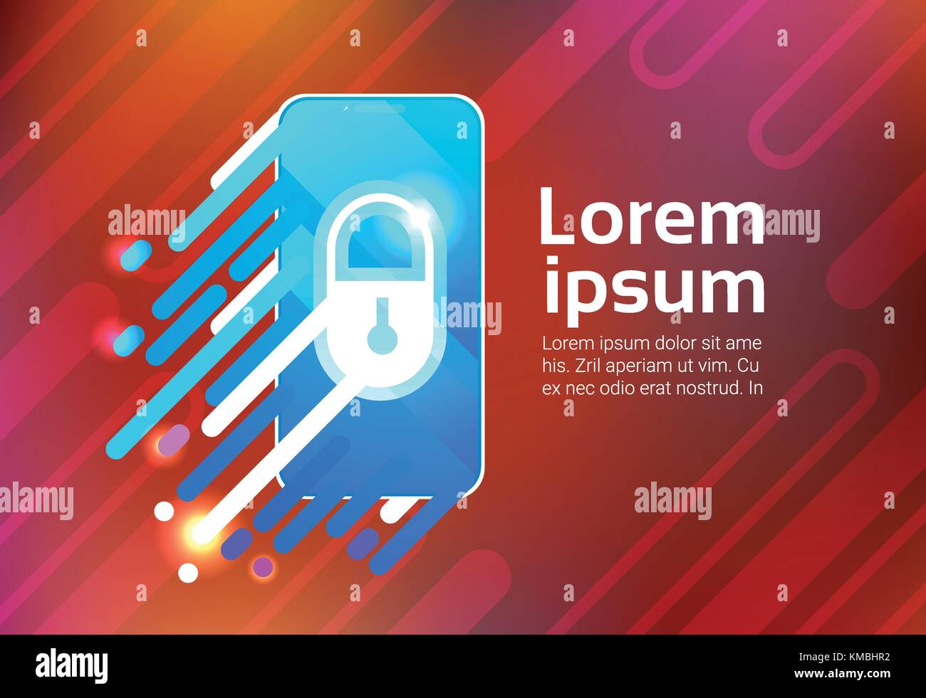 Lock screen Stock Vector Images - Alamy