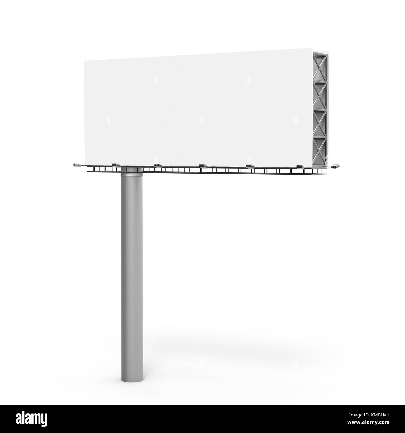 3D rendering billboard, blank outdoor advertising board for marketing ...