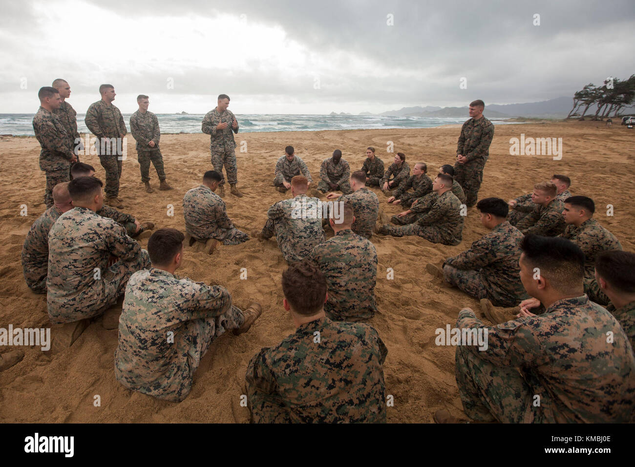 Staff Sgt. William Norris, a platoon sergeant with 3rd Radio Battalion ...