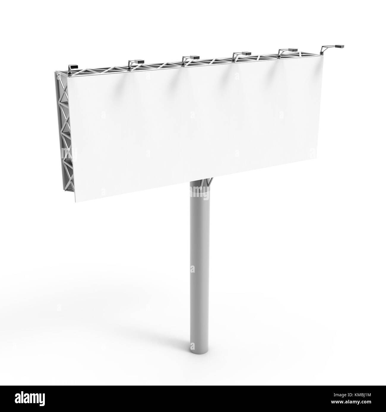 3D rendering billboard, blank outdoor advertising board for marketing ...