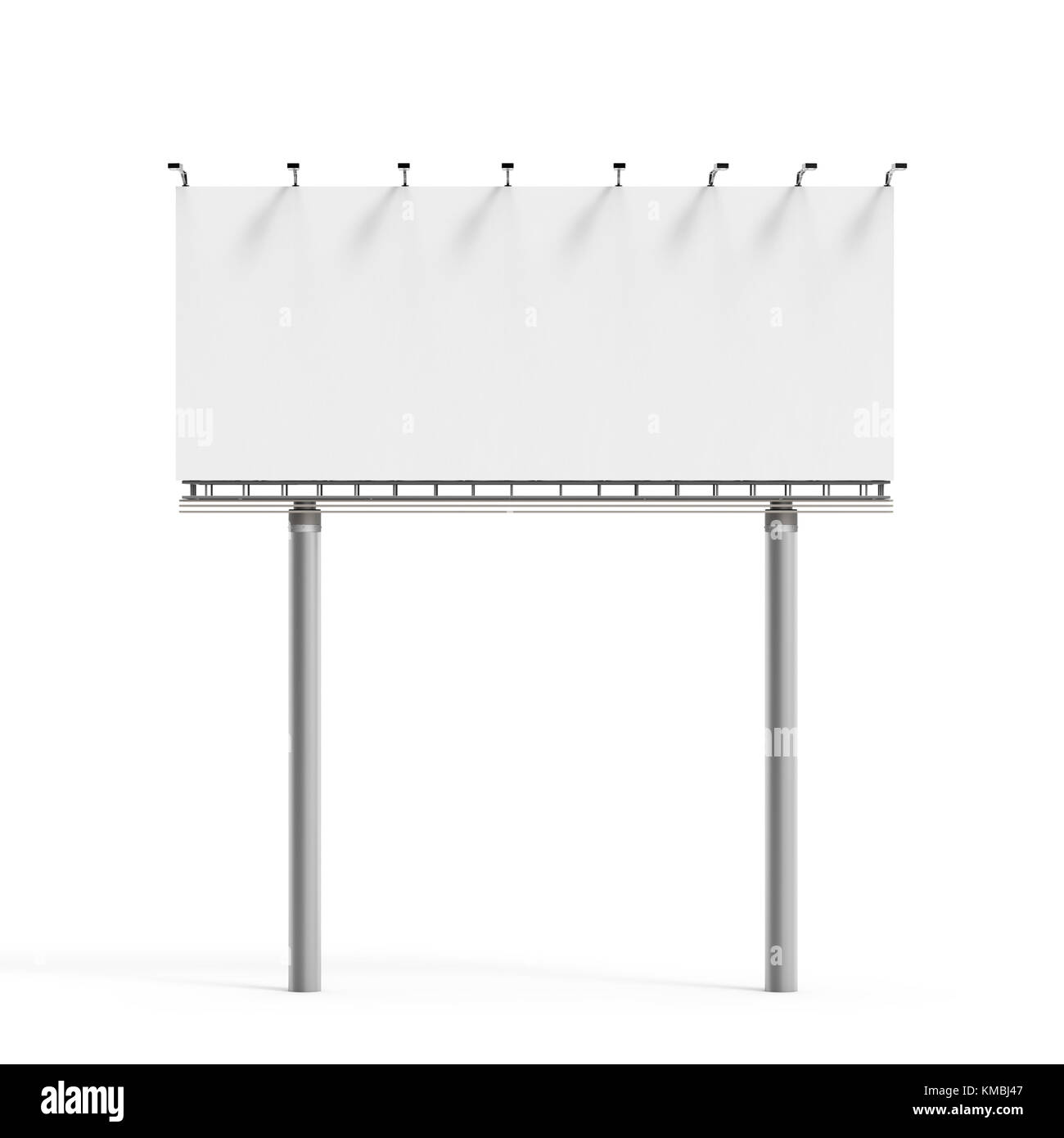 3D rendering billboard, blank outdoor advertising board for marketing ...