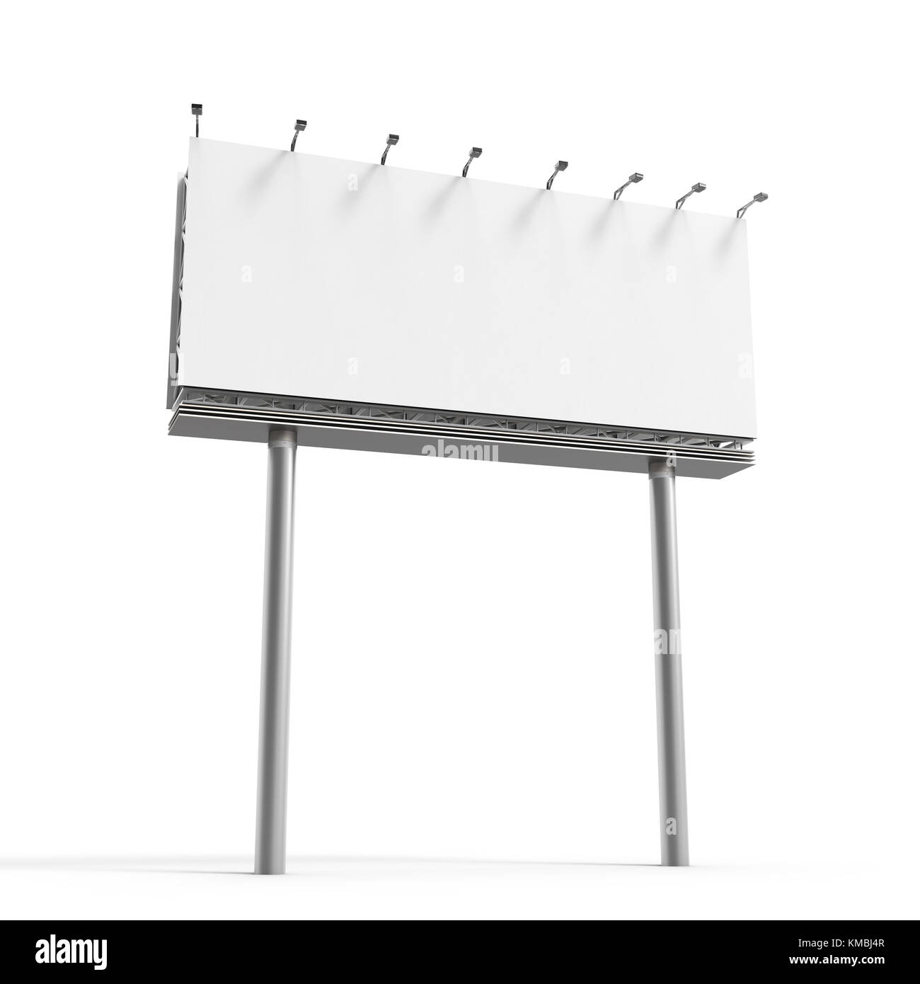 3D rendering billboard, blank outdoor advertising board for marketing ...