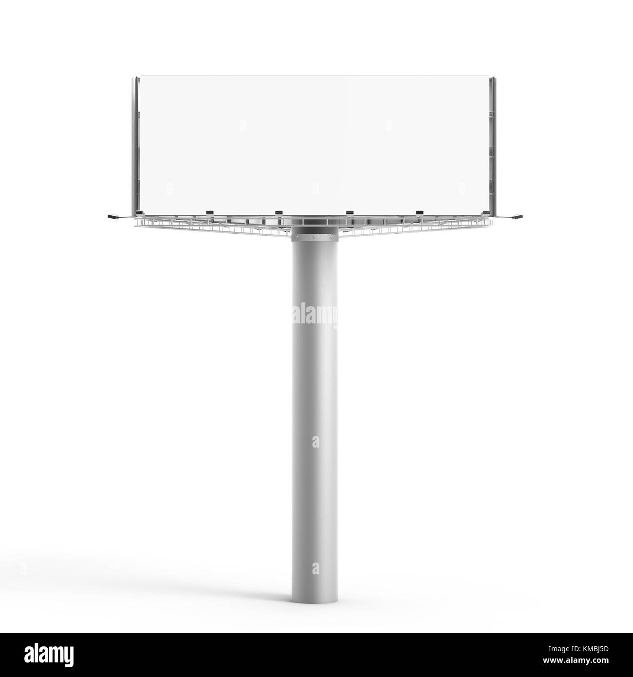 3D rendering billboard, blank outdoor advertising board for marketing ...