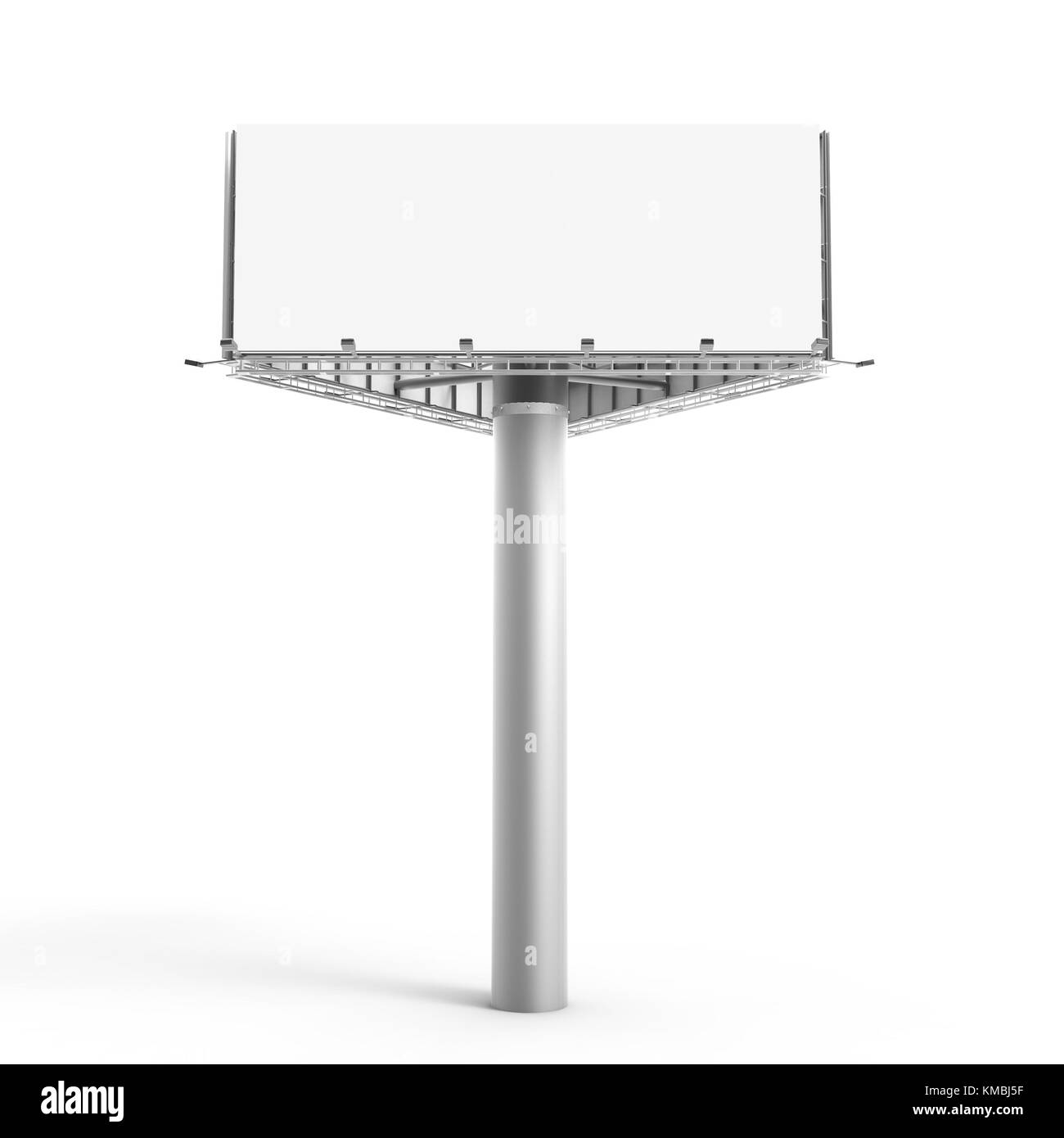 3D rendering billboard, blank outdoor advertising board for marketing ...