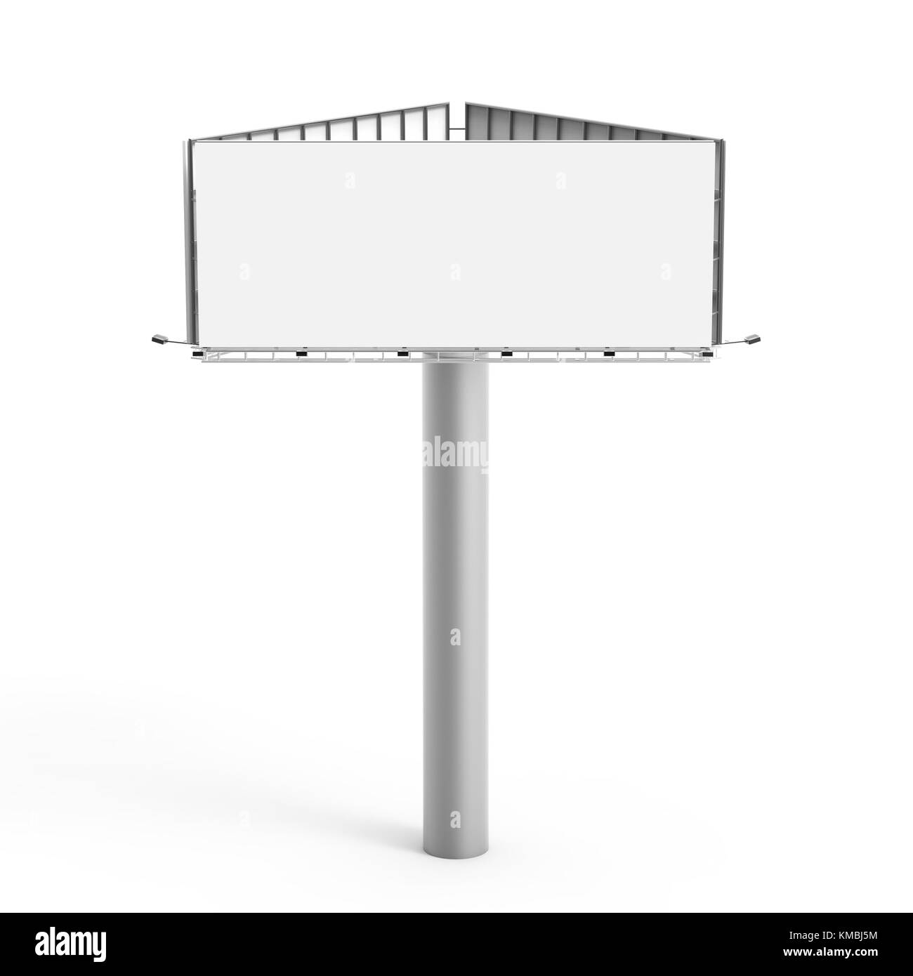 3D rendering billboard, blank outdoor advertising board for marketing ...