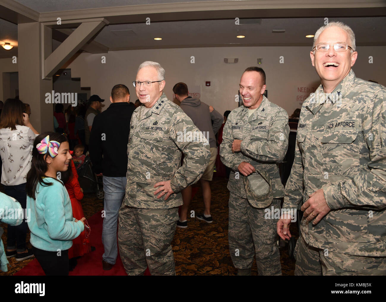 Lt Gen John Thompson, Commander, Space and Missile Systems Center, and ...