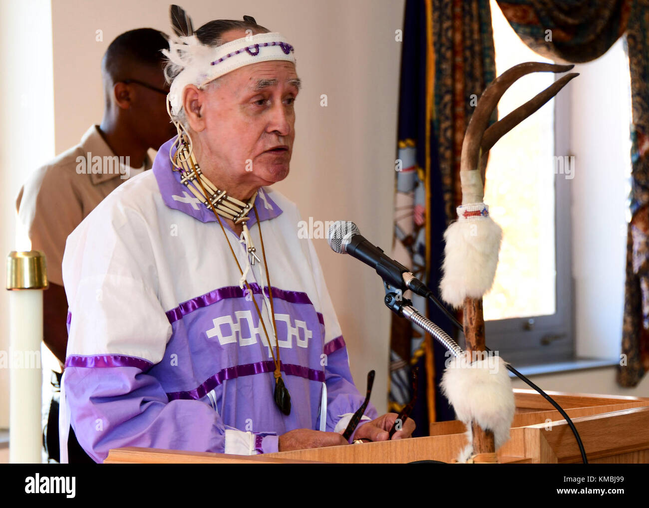 Pastor William M. Reid, a member of the Meherrin Indian tribe of North ...