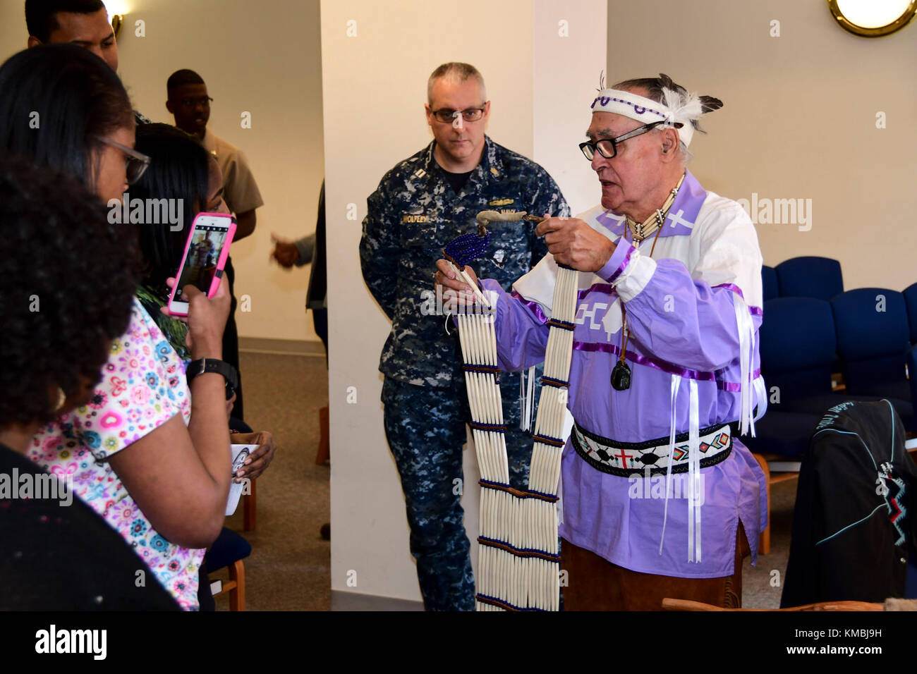 Pastor William M. Reid, a member of the Meherrin Indian tribe of North ...