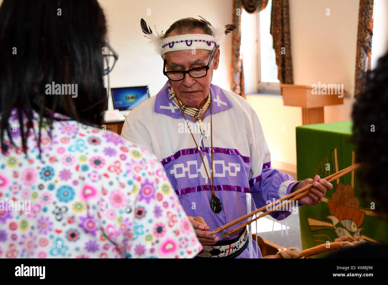 Pastor William M. Reid, a member of the Meherrin Indian tribe of North ...