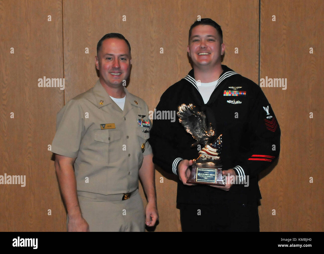 US navy awards to sailor Stock Photo - Alamy