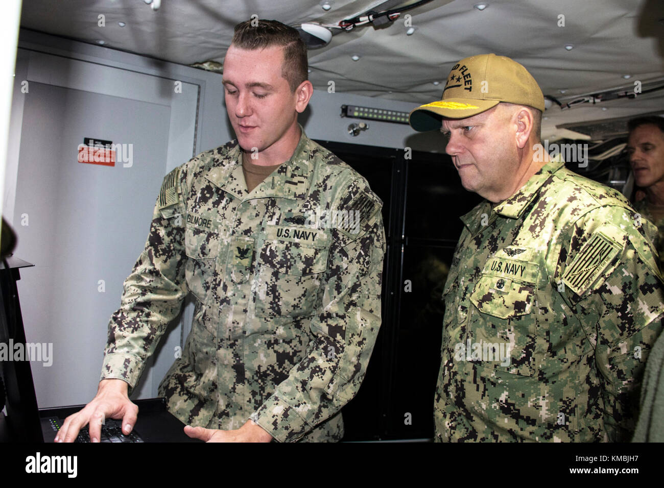 Electronics Technician 3rd Class Carlos Jacob Gilmore, assigned to ...