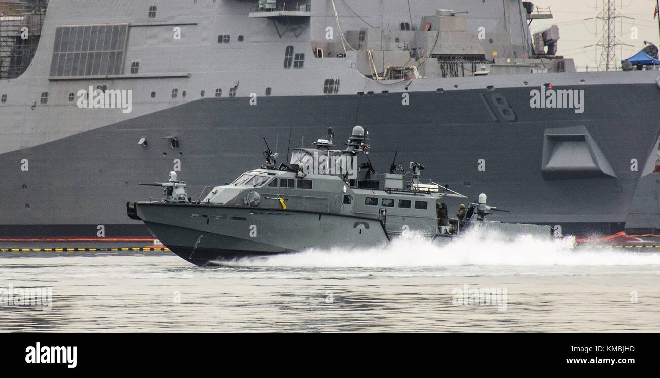 Vice Adm. John D. Alexander, commander, U.S. 3rd Fleet, underway ...