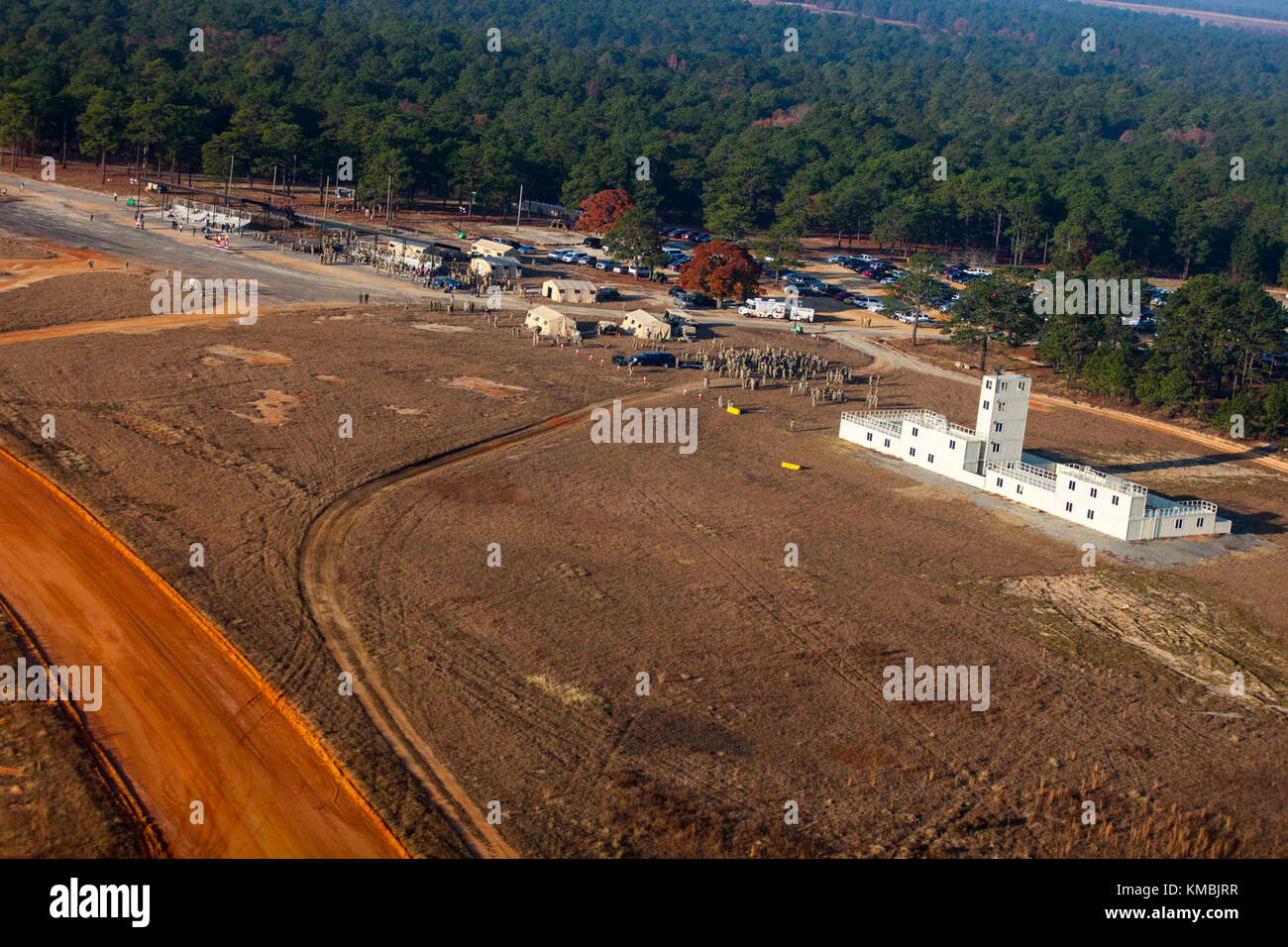 An aerial shot of Sicily Drop Zone during the 20th Annual Randy Oler ...