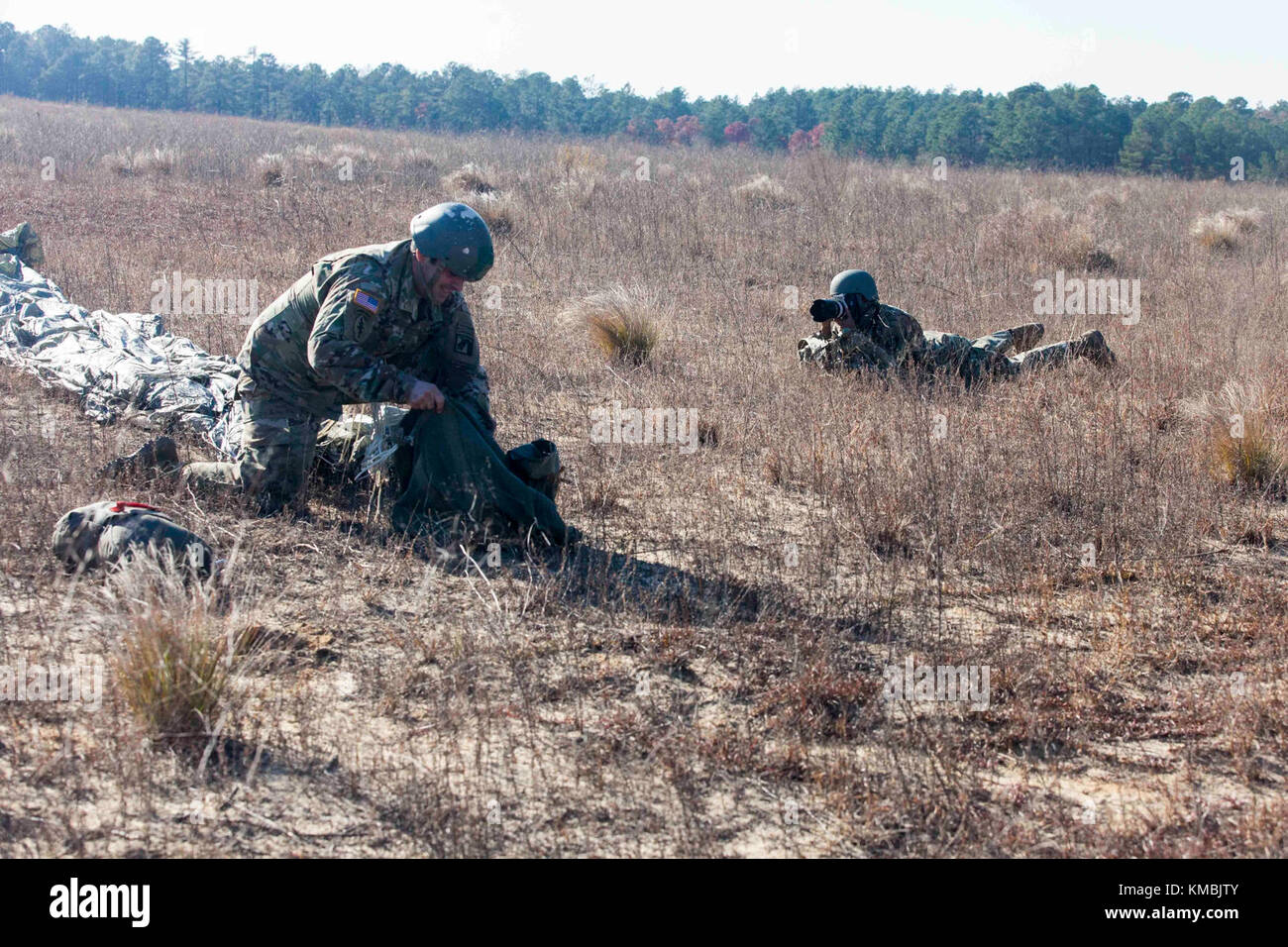 U.S. Army Pfc. Nahhaj Jones, 982nd Combat Camera Company Stock Photo ...