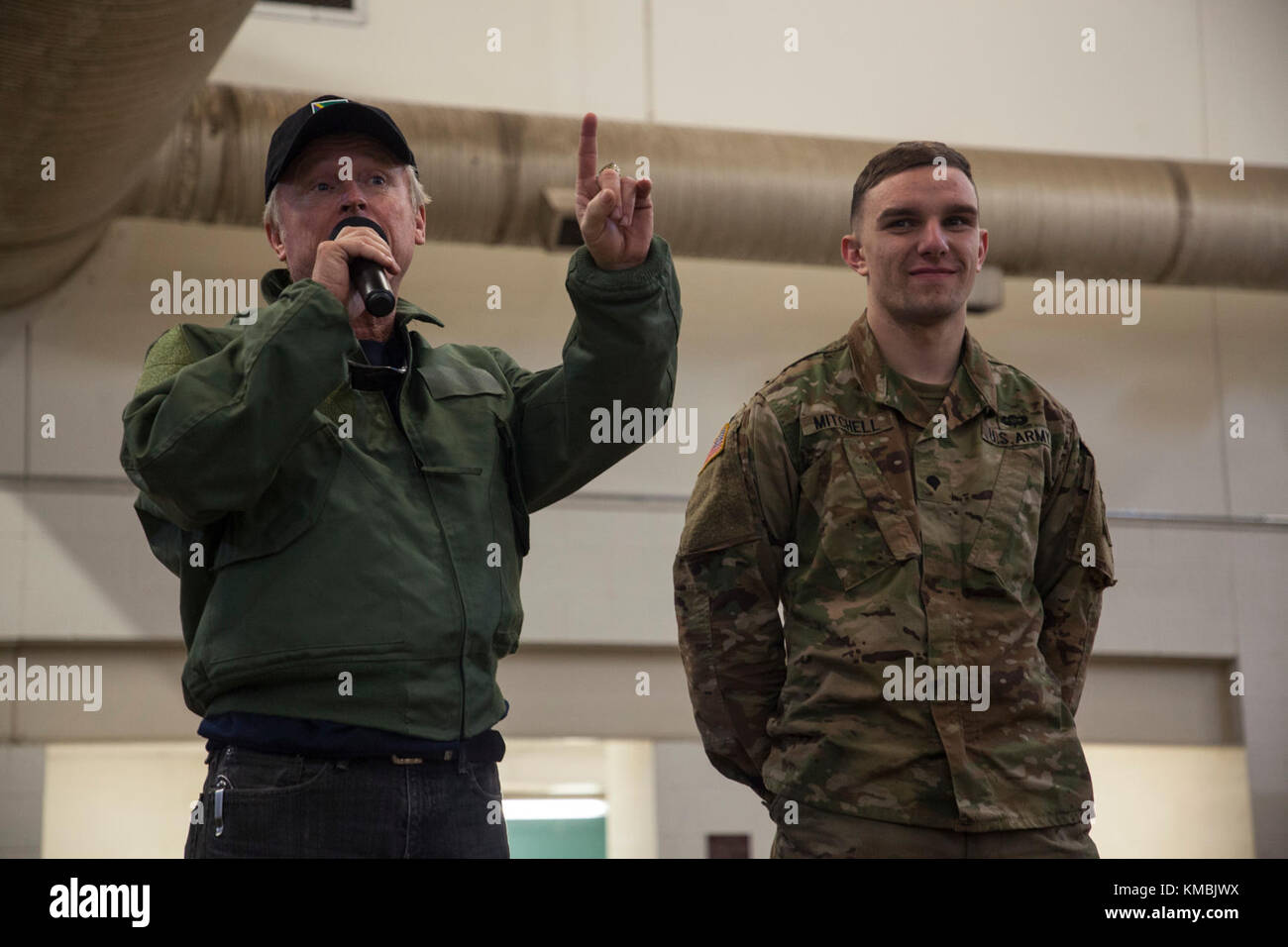 Mr. Willie Wellbrook, Operation Toy Drop's Master of Ceremony ...