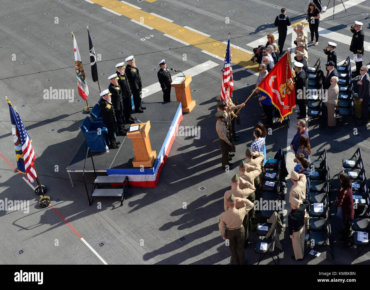 Attendees of the Amphibious Squadron 5 (CPR 5) change of command ...