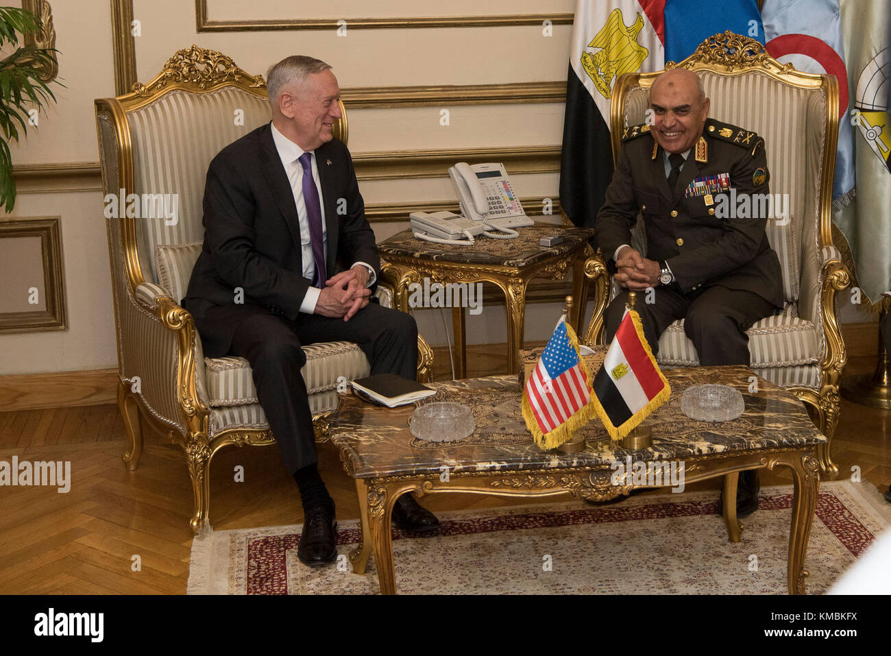 Defense Secretary James N. Mattis meets with Egypt's Minister of ...