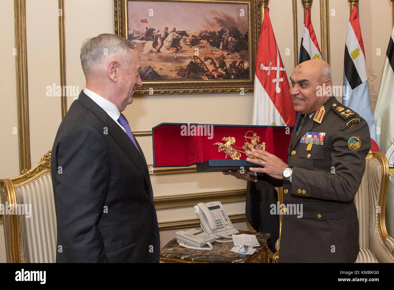 Defense Secretary James N. Mattis meets with Egypt's Minister of ...