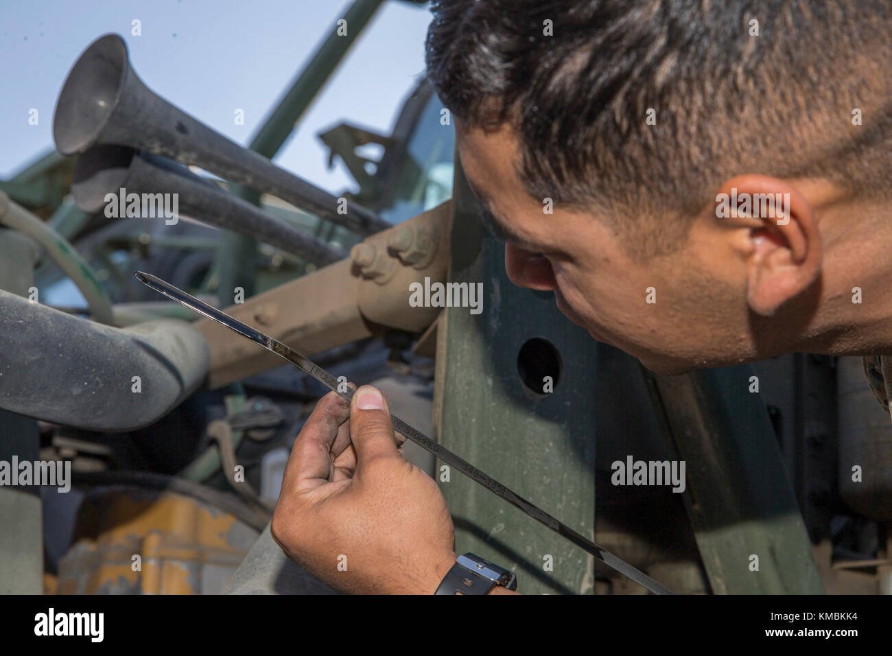 Pfc. Javier Vasquez, a motor transport operator with Marine Wing ...