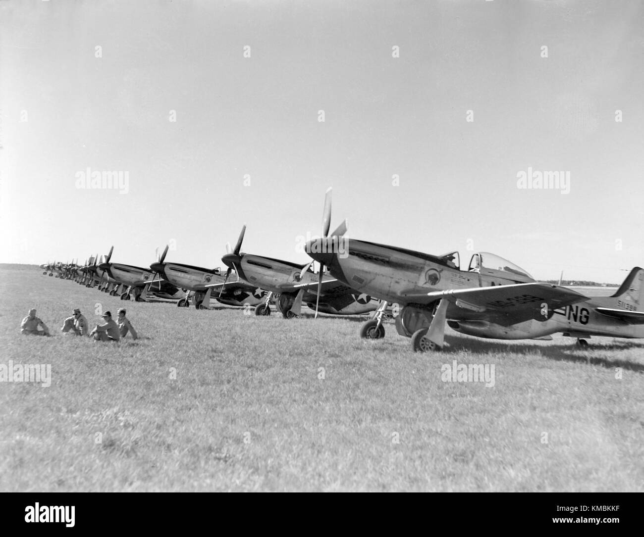 F-51 (P-51) Mustang aircraft at the North Dakota Air National Guard ...