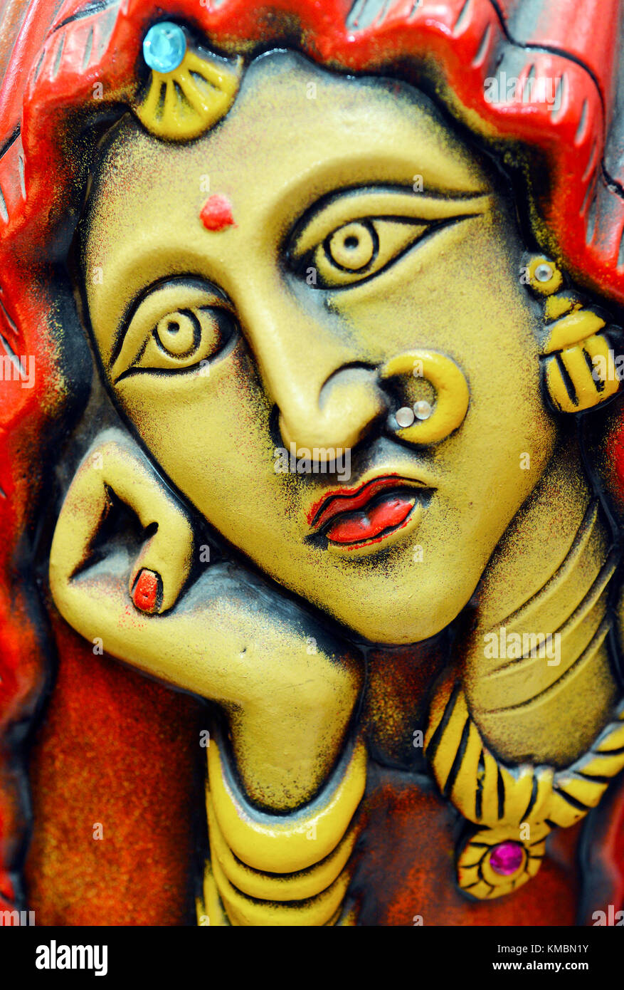 Close-up of a Human face (statue Stock Photo - Alamy