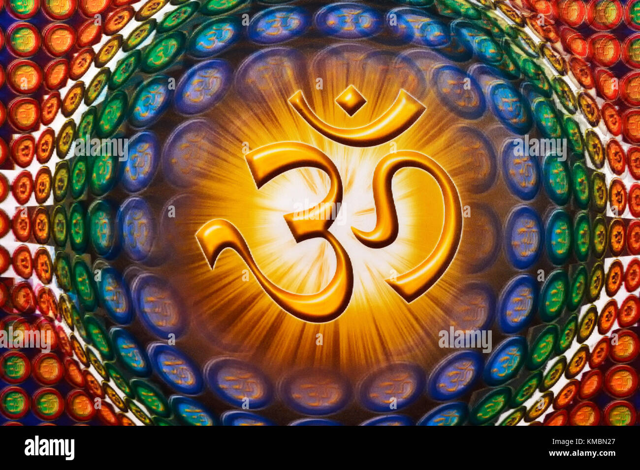 Auspicious Hinduism symbol Stock Photo - Alamy