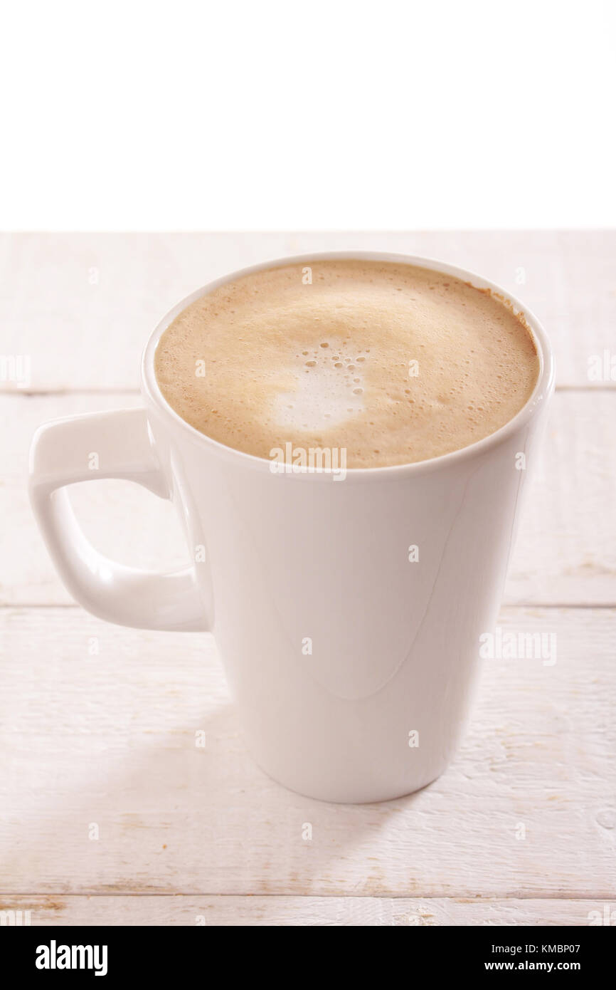 mug of cappuccino coffee Stock Photo - Alamy