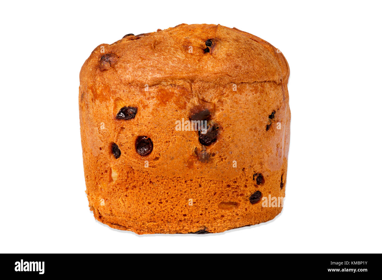 Panettone cake isolated on white background Stock Photo - Alamy