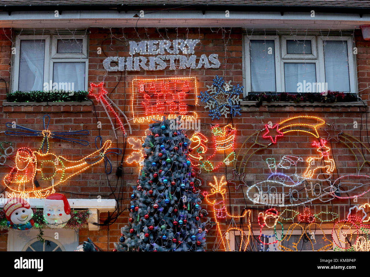 A view of the Farnes family home in Hove, East Sussex, which they ...