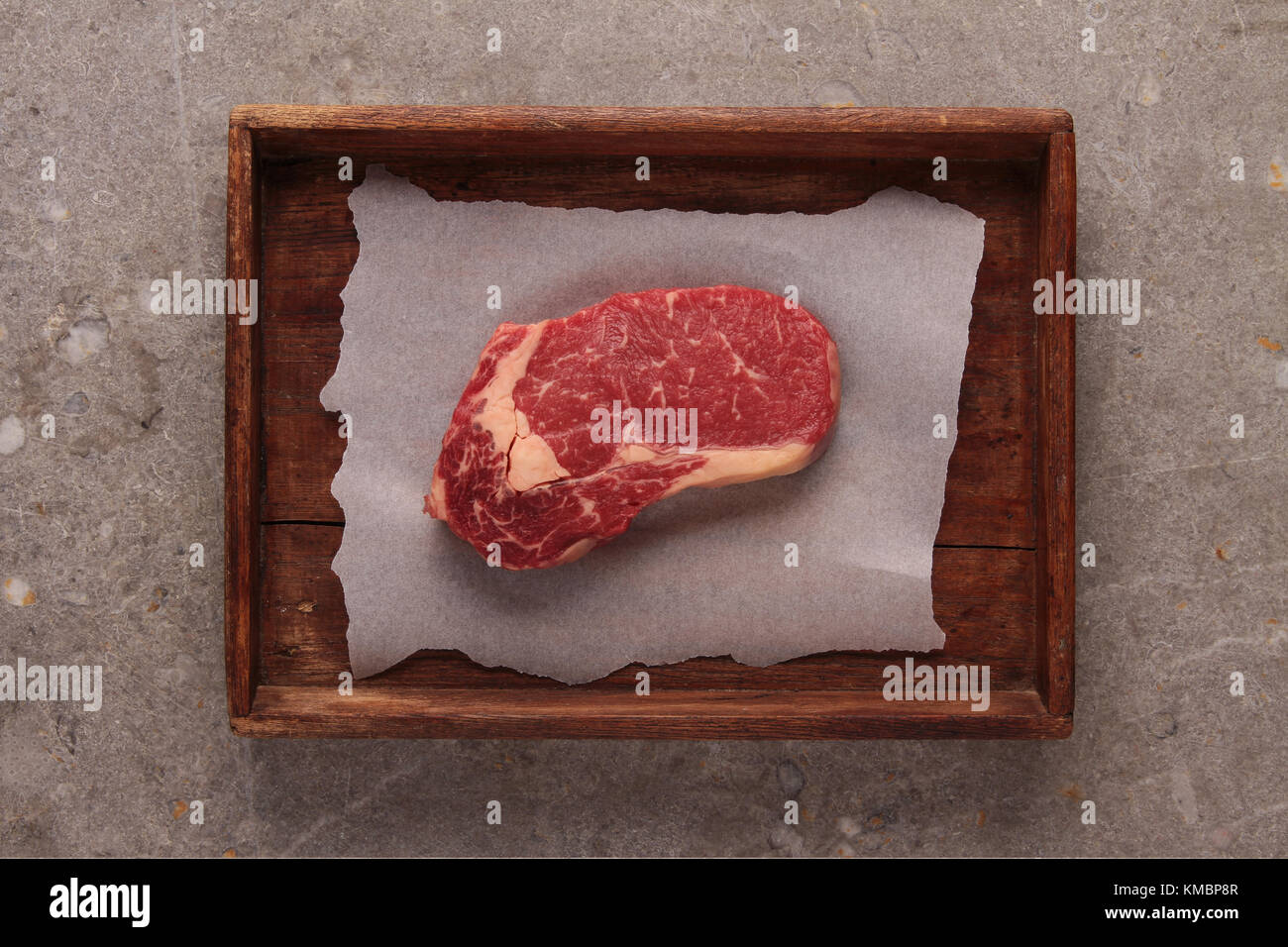 prime aged rib eye steak Stock Photo - Alamy