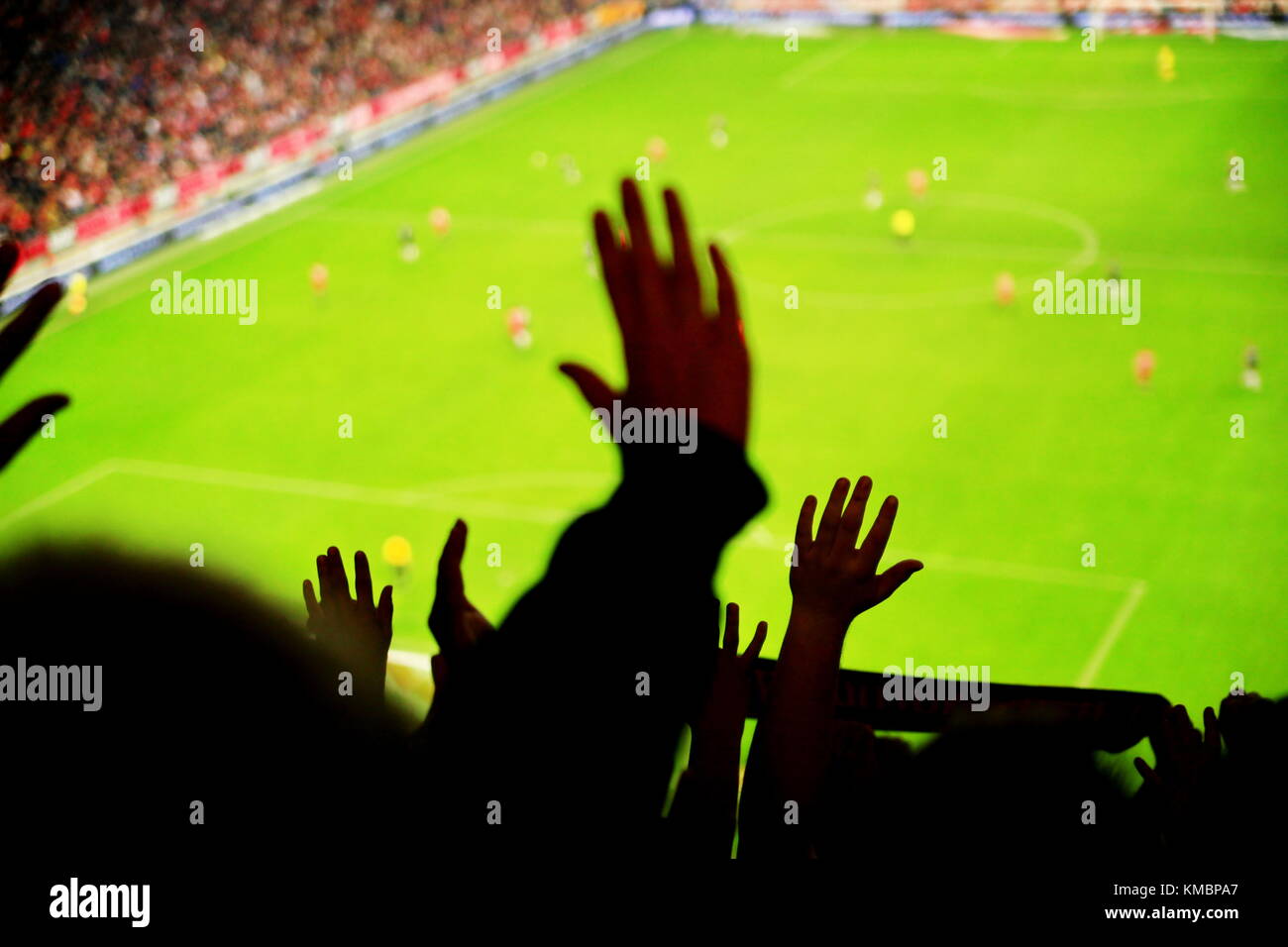 Crowd fans spectators celebrate celebration hi-res stock photography ...