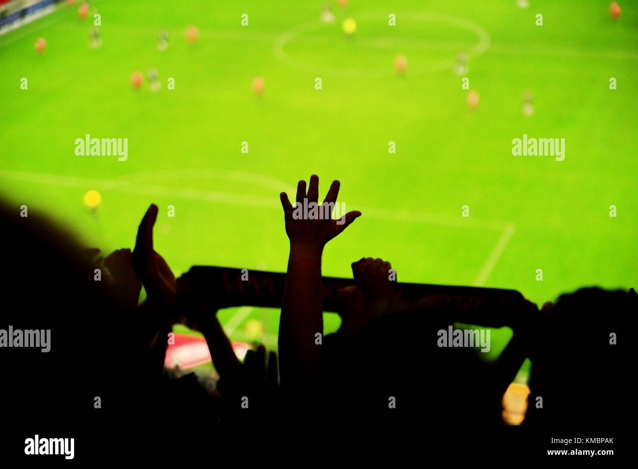 Crowd fans spectators celebrate celebration hi-res stock photography ...