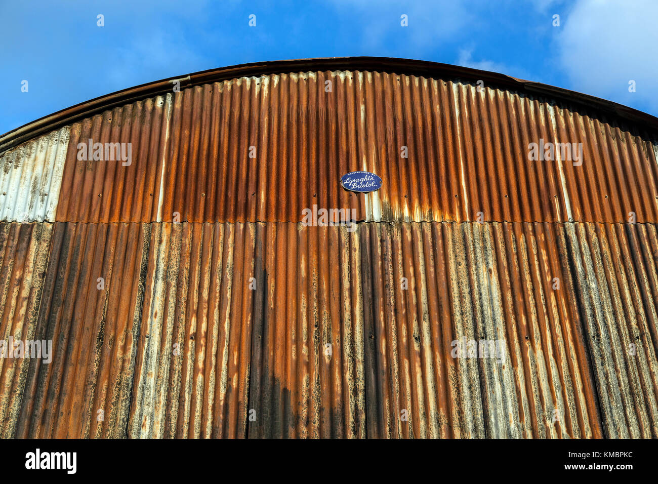 Devon Barn with rusty corragated sheets,A barn is an agricultural ...