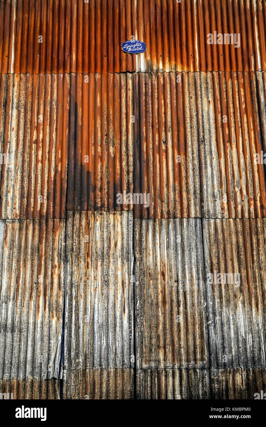 Devon Barn with rusty corragated sheets,A barn is an agricultural ...