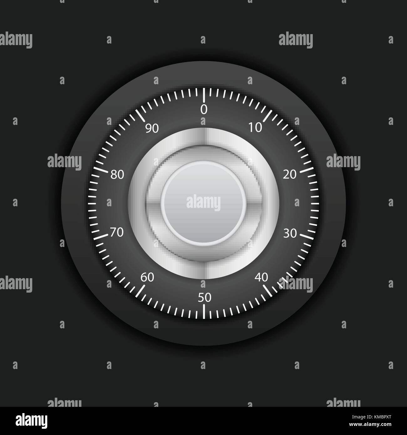 Combination lock on a black background Stock Vector Image & Art - Alamy
