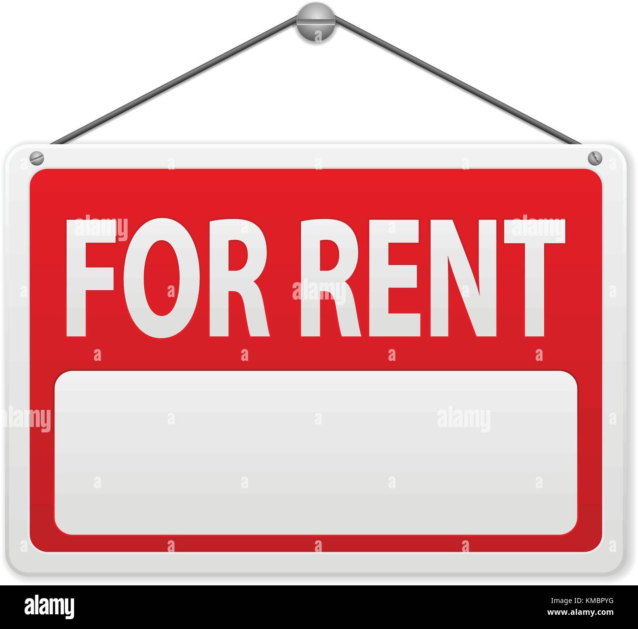 Rent sign Stock Vector Images - Alamy