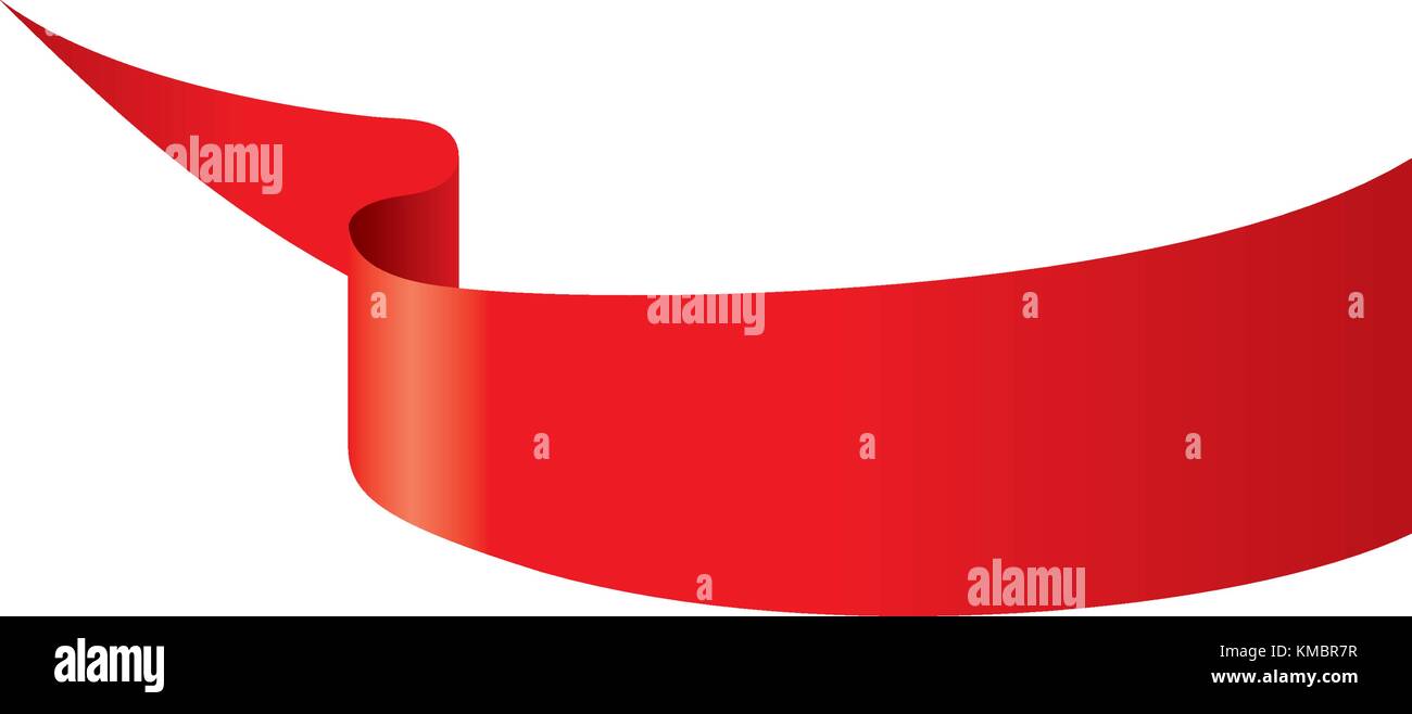 vector red ribbon Stock Vector Image & Art - Alamy