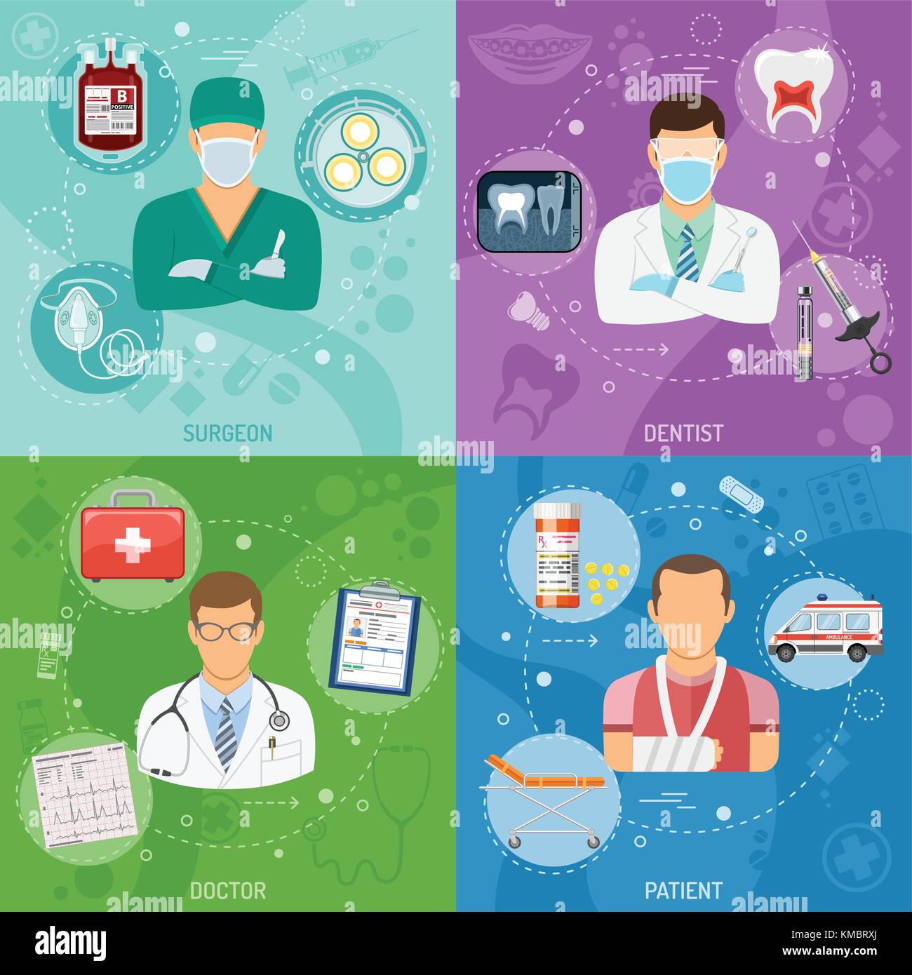 Medic health Stock Vector Images - Alamy