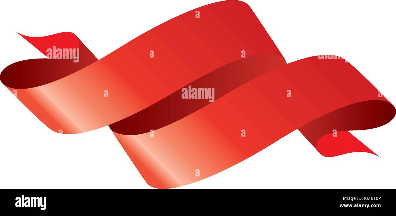 vector red ribbon Stock Vector Image & Art - Alamy