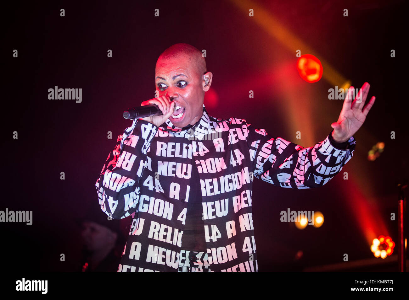 The British rock band Skunk Anansie performs a live concert at Live ...