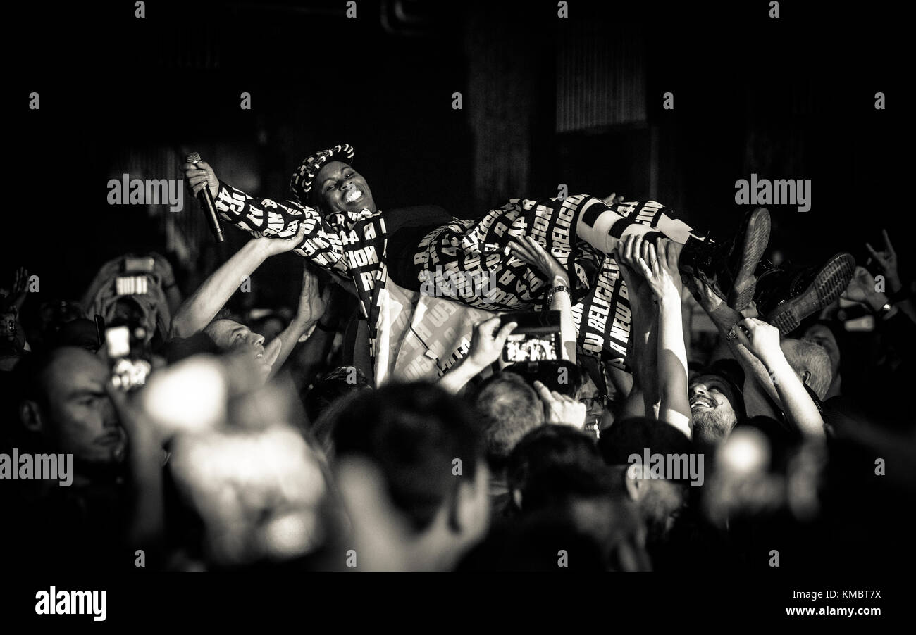 The British rock band Skunk Anansie performs a live concert at Live ...